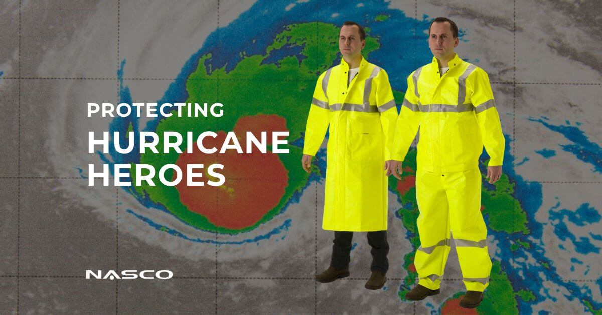 How NASCO's Made in USA FR Rain Gear Can Protect You During Hurricane ...