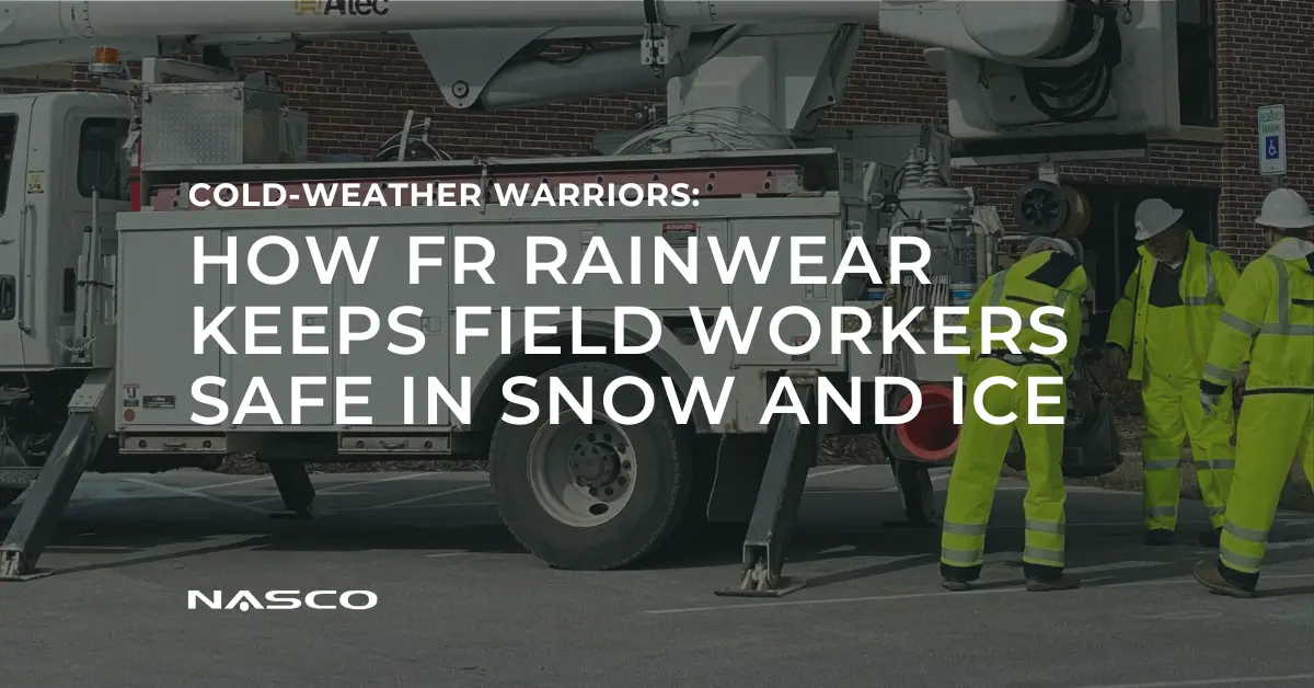 How FR Rainwear Keeps Field Workers Safe in Snow and Ice